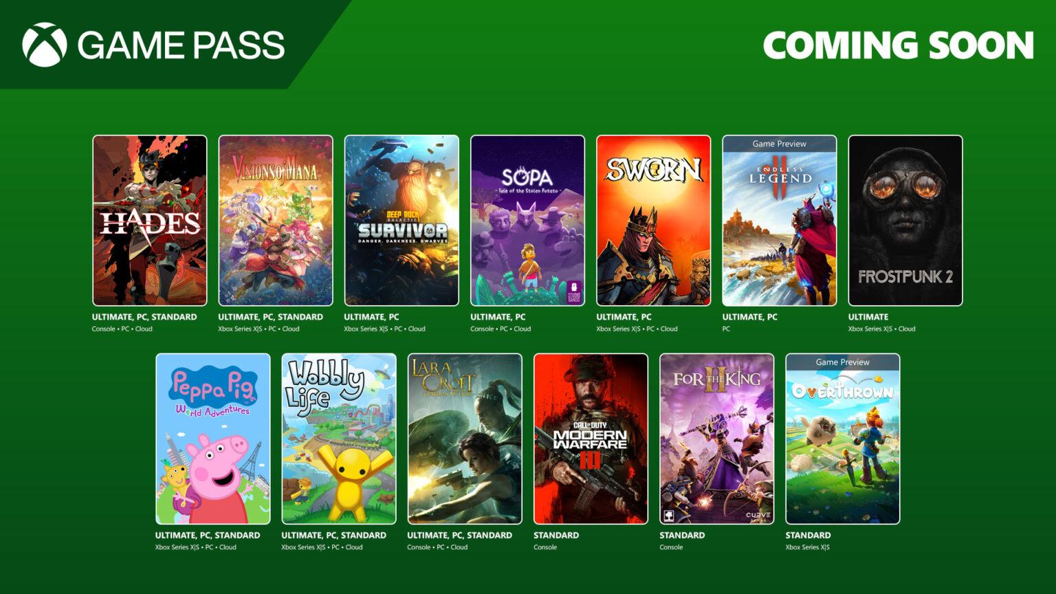 Xbox Game Pass Adds Hades, Visions of Mana, Deep Rock Galactic ...