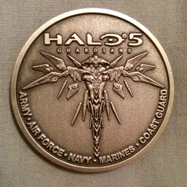 Limited Edition Halo 5: Guardians Coin Only Available at Military Bases