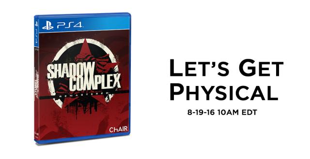 Shadow Complex Remastered Limited Physical Edition For Ps4 Announced
