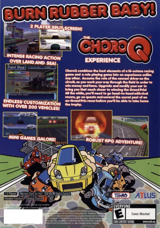 Choro Q for PlayStation 2 - Sales, Wiki, Release Dates, Review, Cheats ...