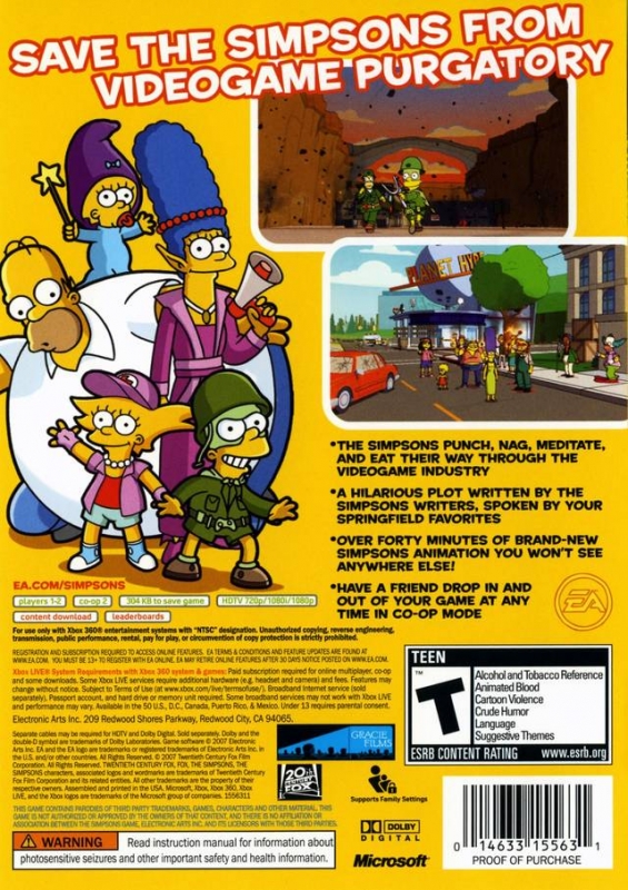 The Simpsons Game For Xbox 360 Sales Wiki Release Dates Review The Simpsons Game For Xbox 360 Sales Wiki Release Dates Review